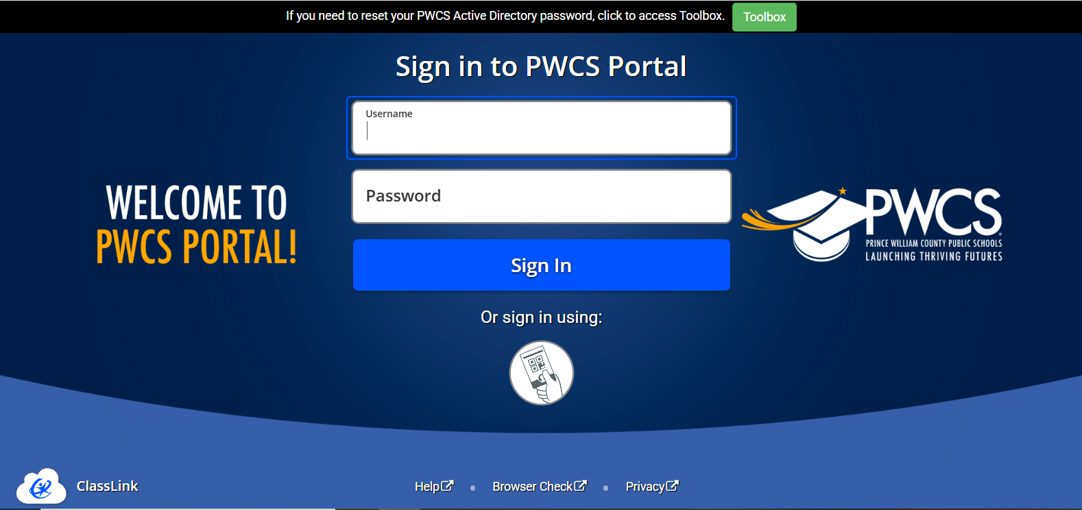 Log in to Classlink - Jenkins Elementary School